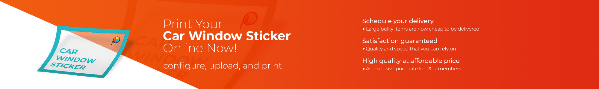 Print Car Window Stickers Online | Static Cling Stickers New Zealand