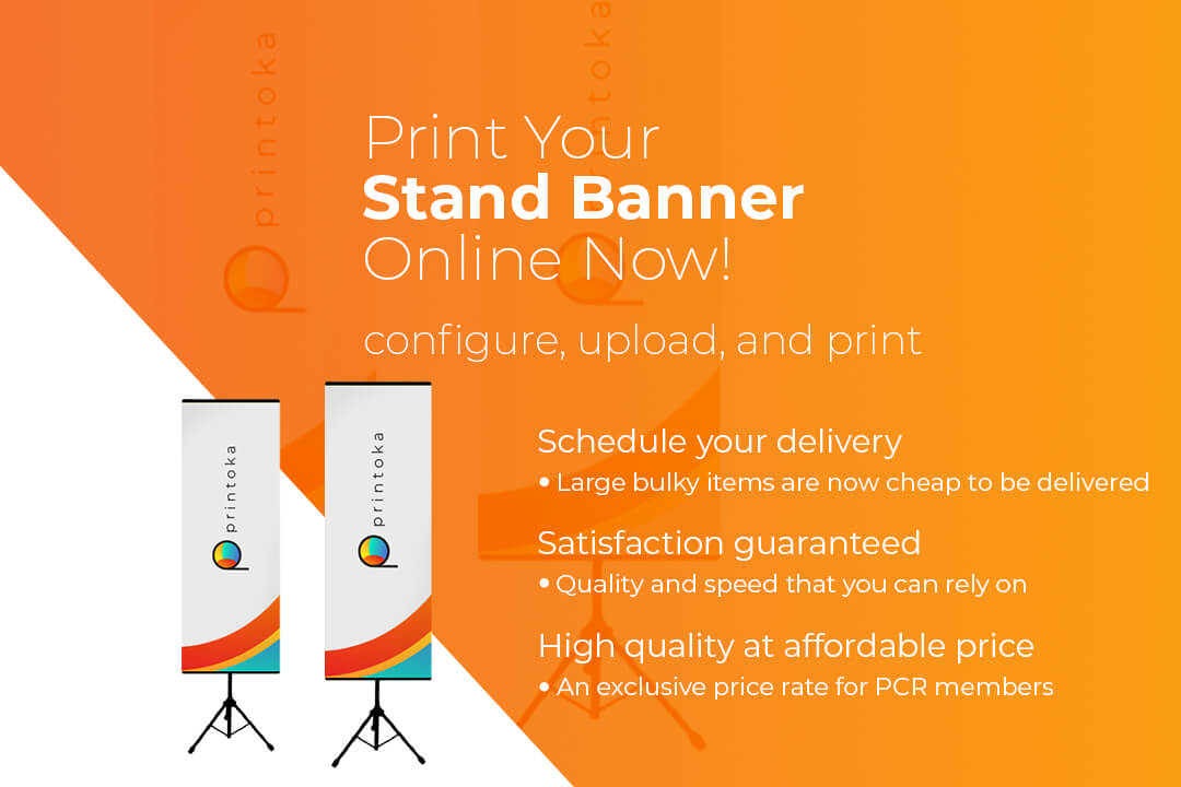 Print Stand Banners Online | Banner Printing in Australia | Printoka